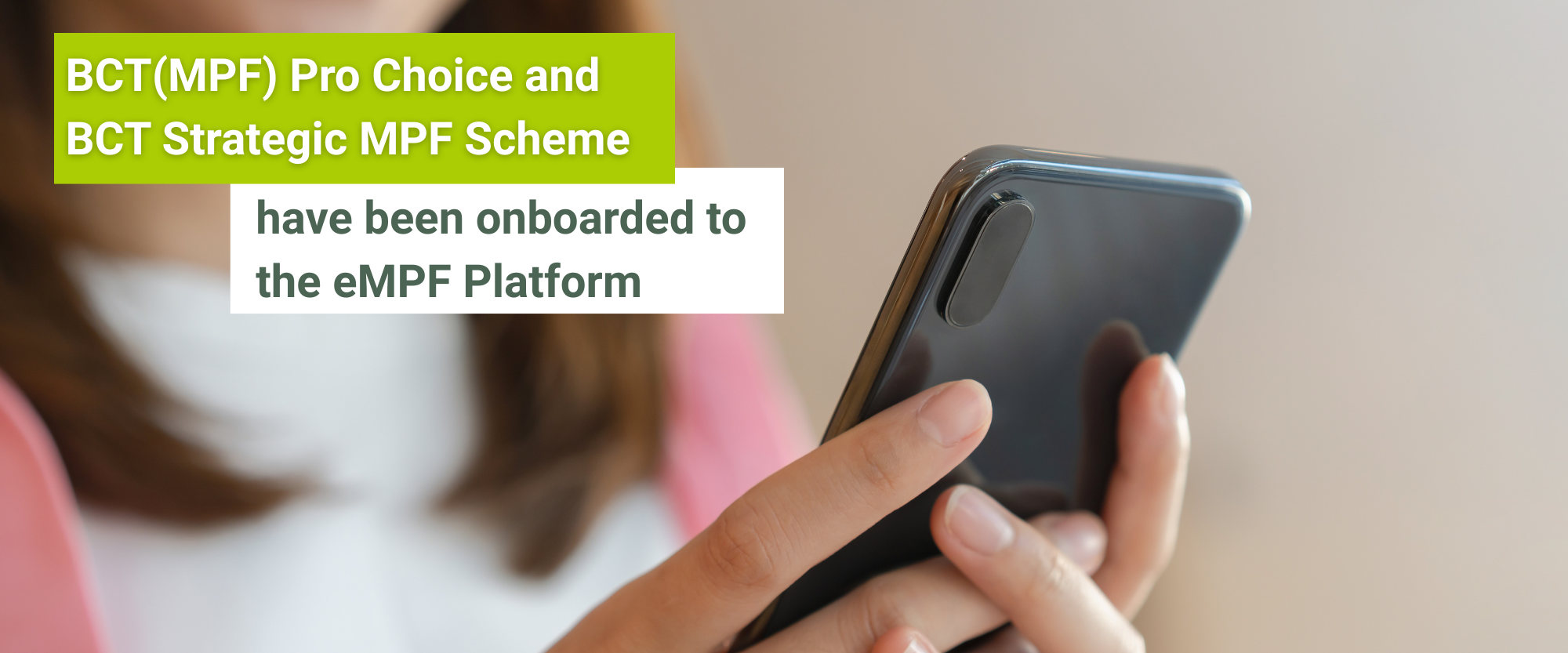 BCT MPF | MPF Contribution | Account Consolidation | Retirement Planning | BCTHK