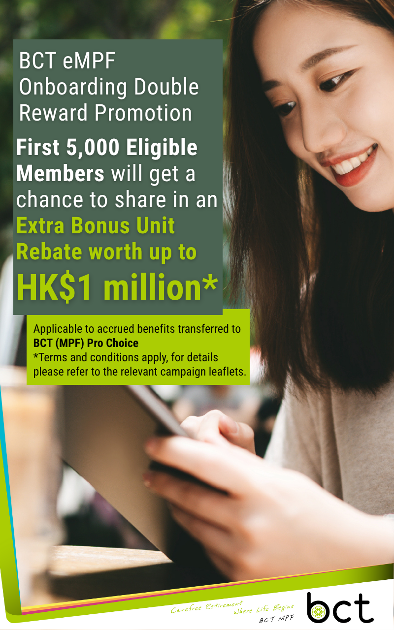 BCT MPF | MPF Contribution | Account Consolidation | Retirement Planning | BCTHK